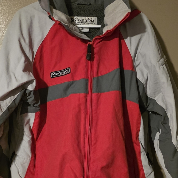 Columbia | Jackets & Coats | Columbia Red And Gray Ski Jacket | Poshmark